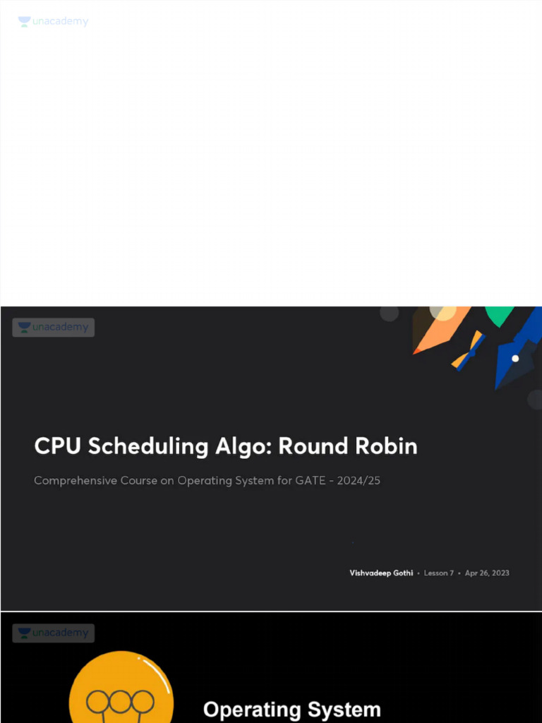 CPU Scheduling Algo Round Robin With Anno | PDF