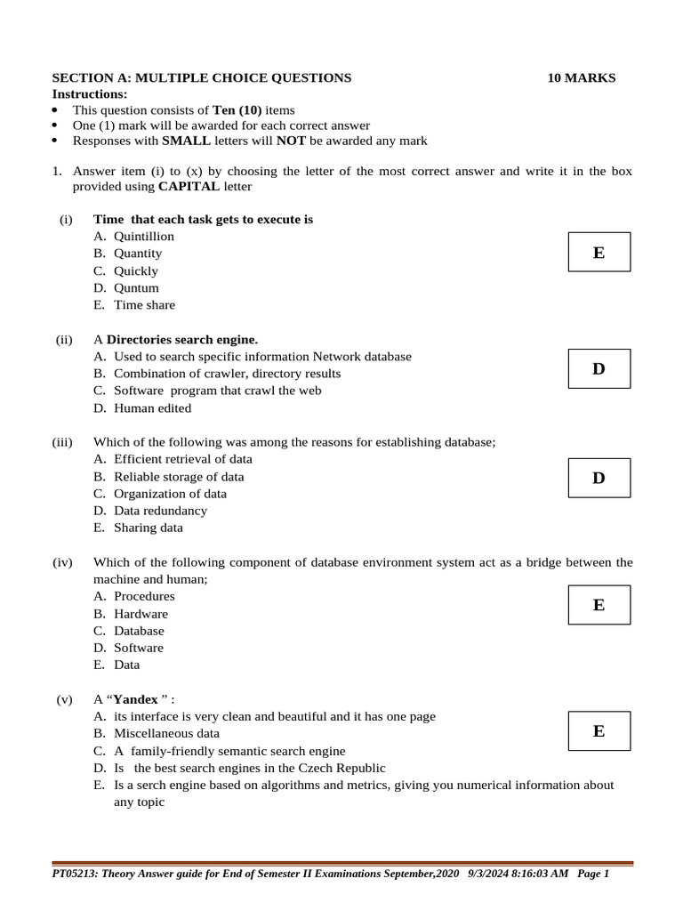 2 Database Application Cat 2 | PDF