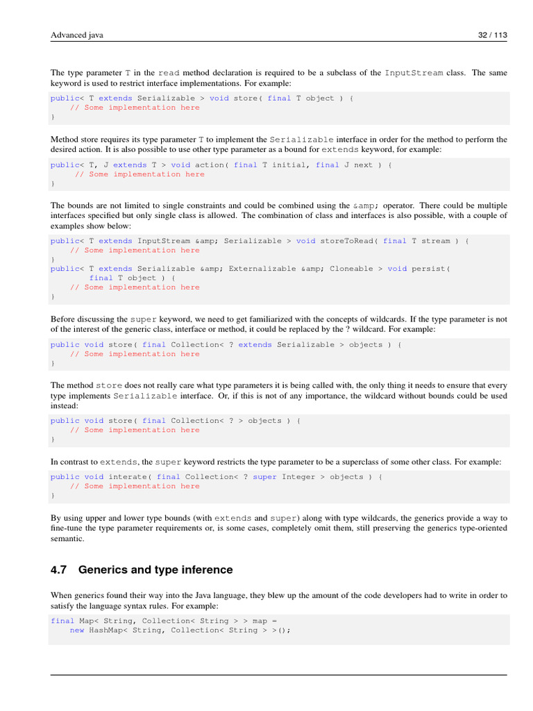 Advanced Java 1 Merged 45 | PDF