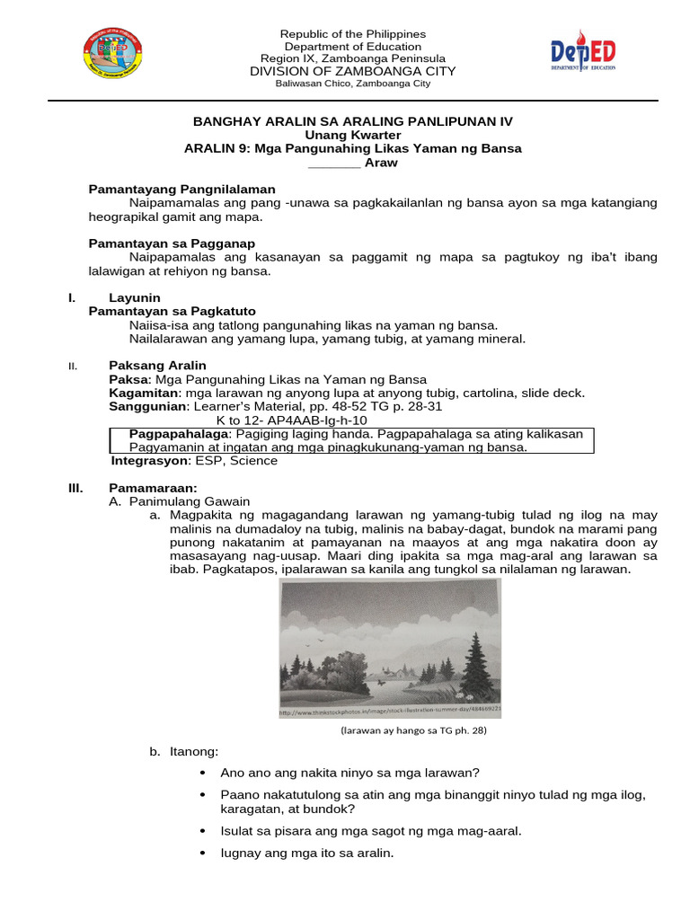 Aralin 9 1st Quarter | PDF