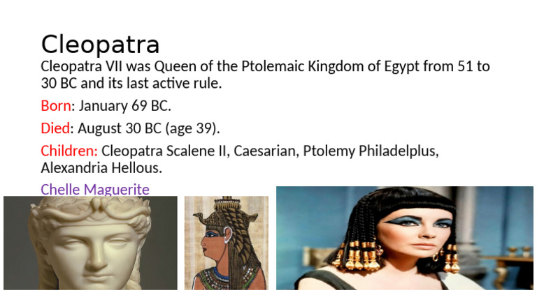 Cleopatra | PDF