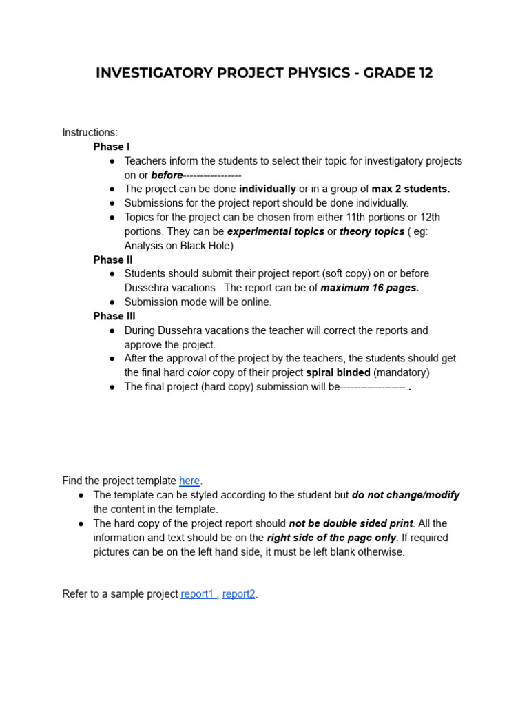 Investigatory Project GR 12 | PDF