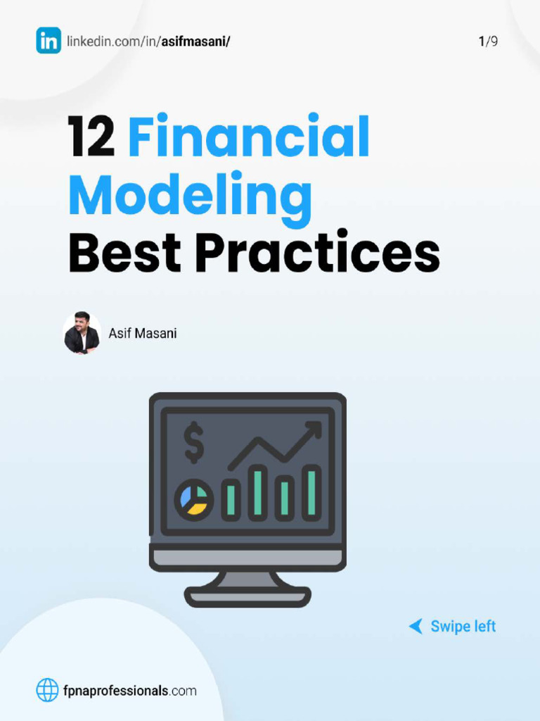 12 Financial Modeling Best Practices | PDF