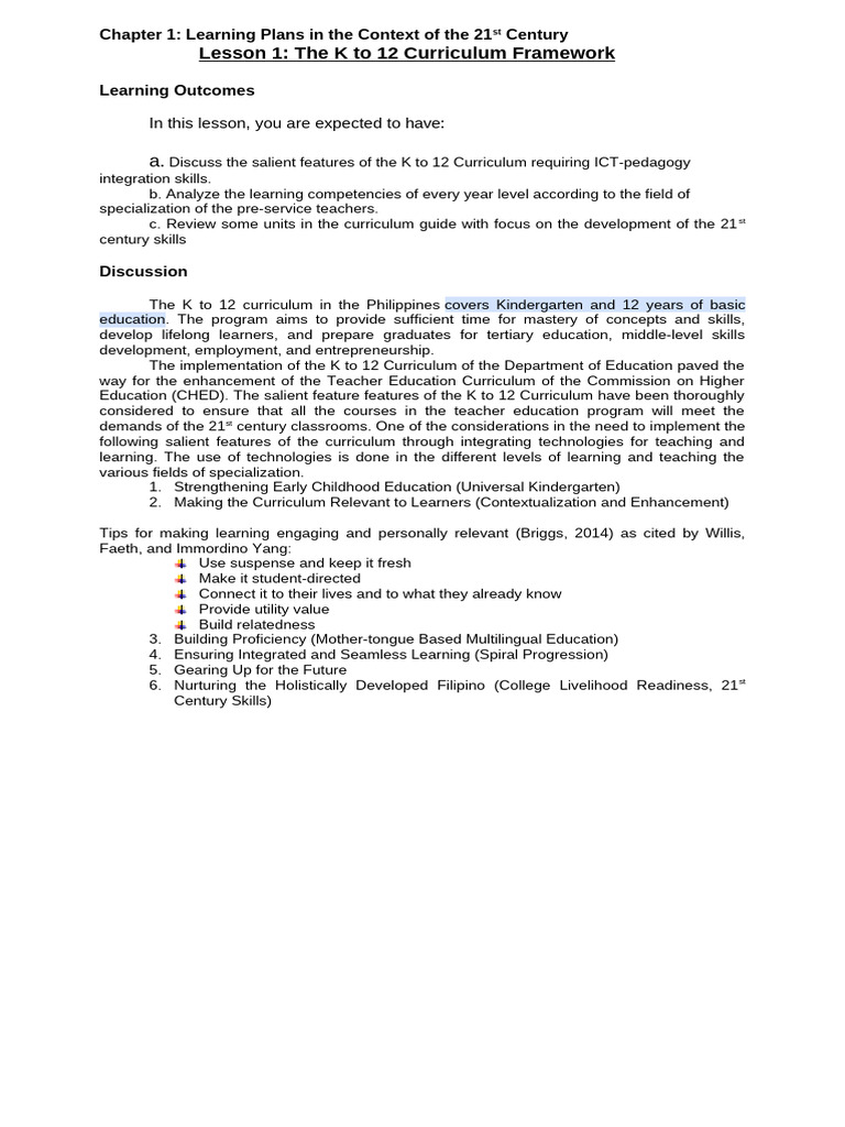 Lesson 1 - TLE | PDF