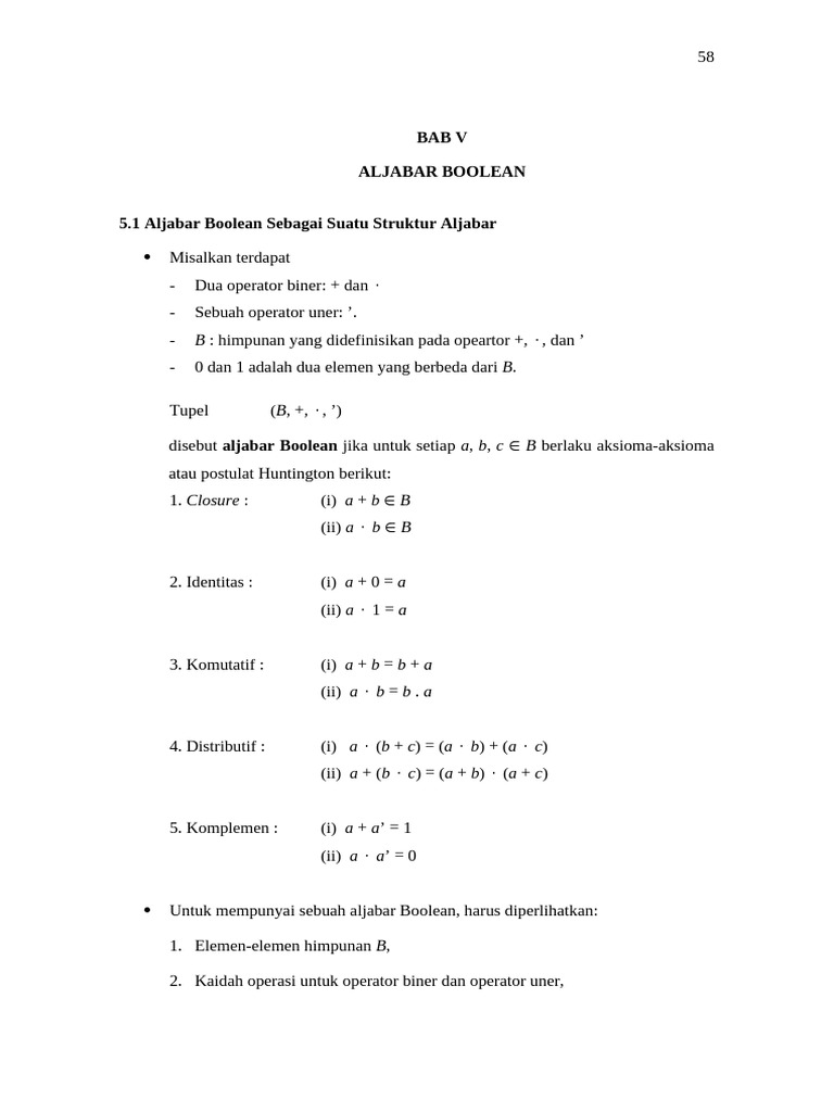 005.aljabar Boolean | PDF