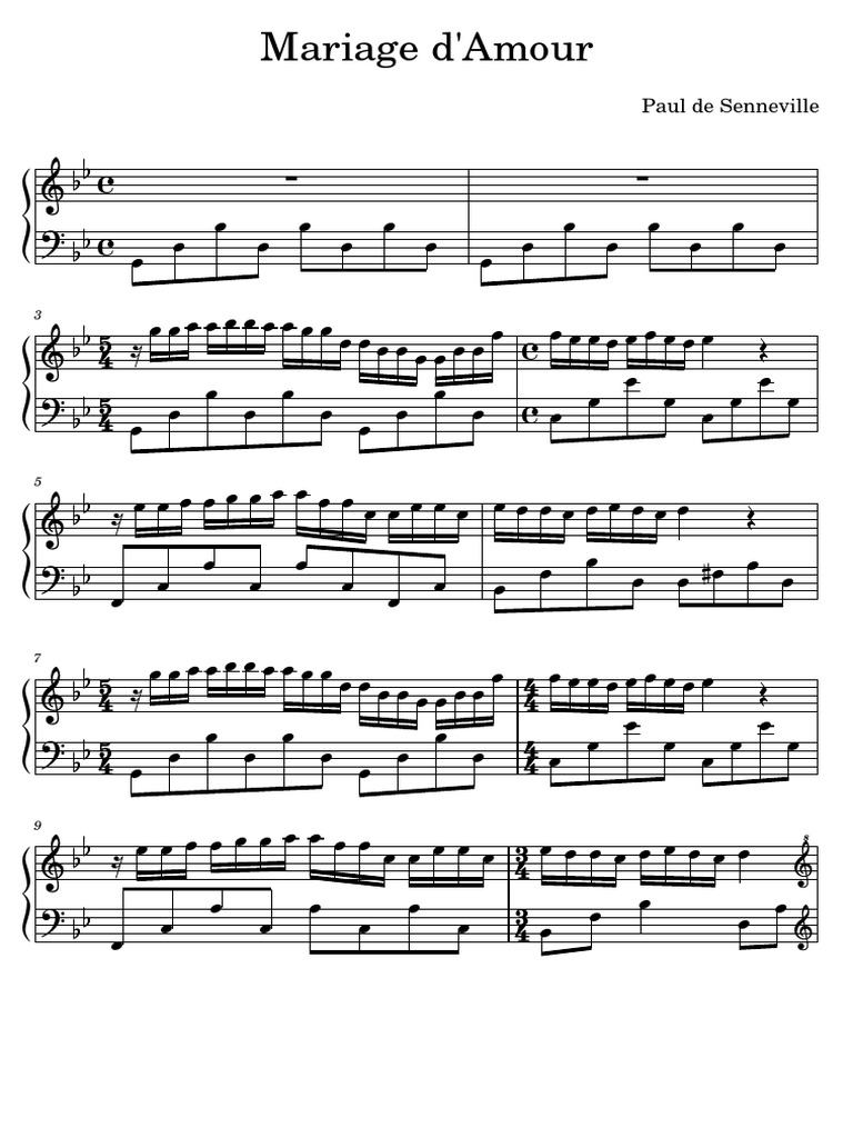 Mariage DAmour | PDF