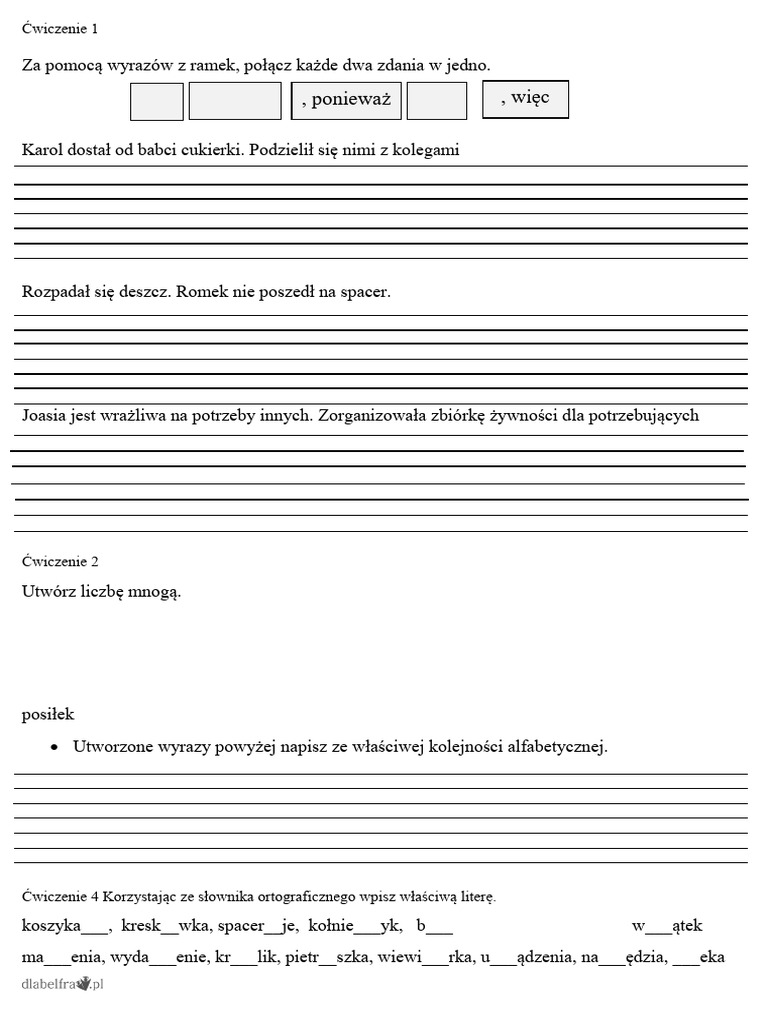 Ortografia I Gramatyka kl3.cz 2 | PDF