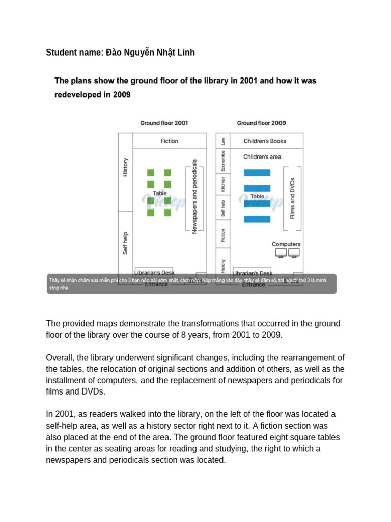 Map Writing Task 1 Ielts | PDF