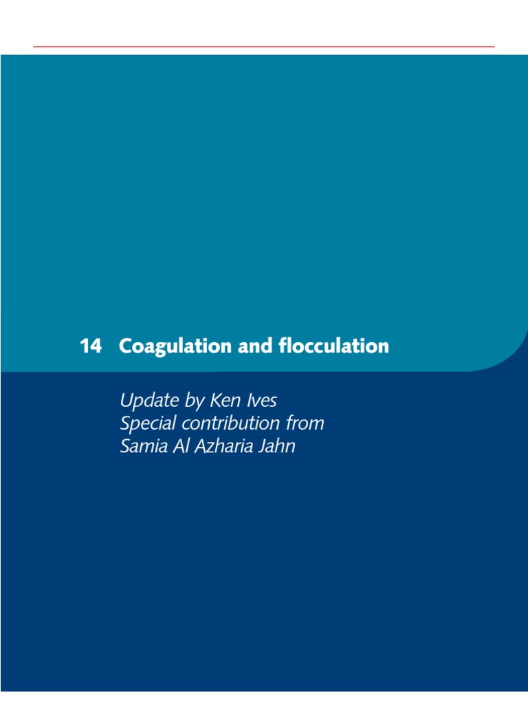 14 Coagulation and Flocculation | PDF | Colloid | Chemistry