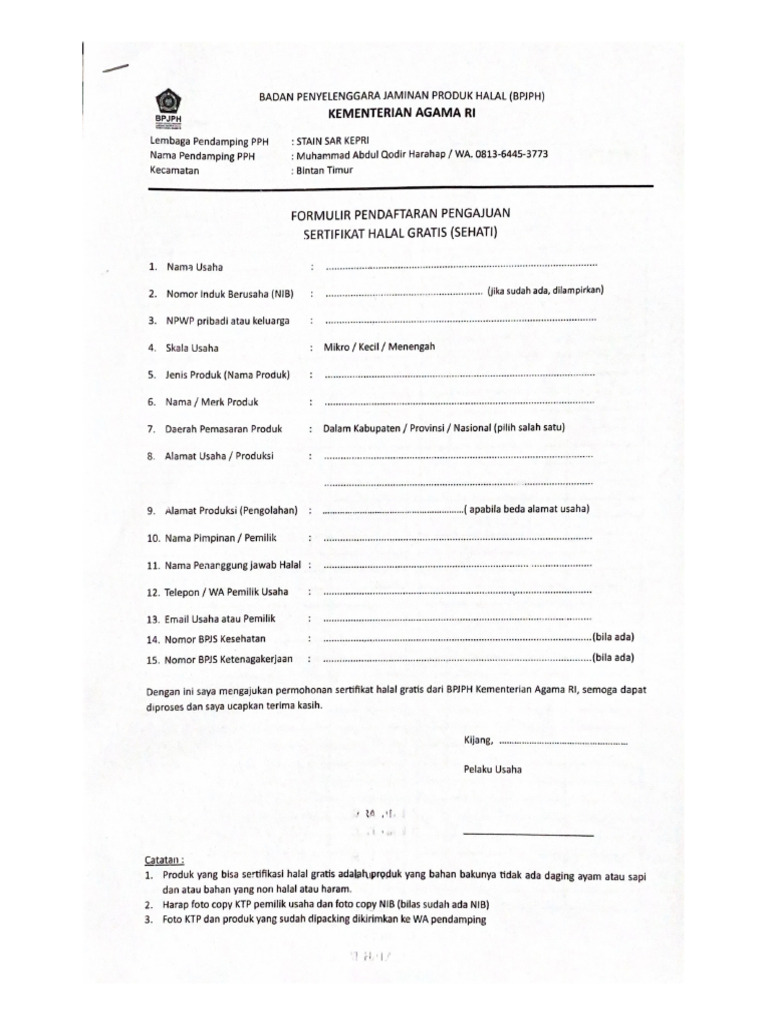 Lembaga Pendamping PPH | PDF