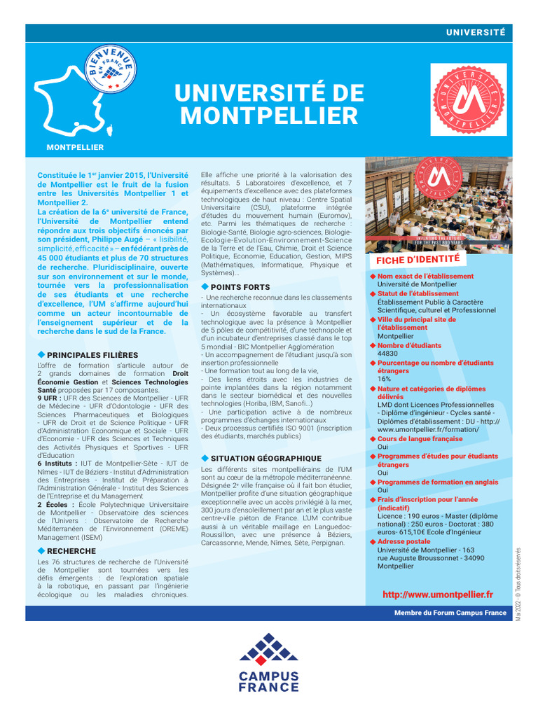 Univ Montpellier Fr | PDF