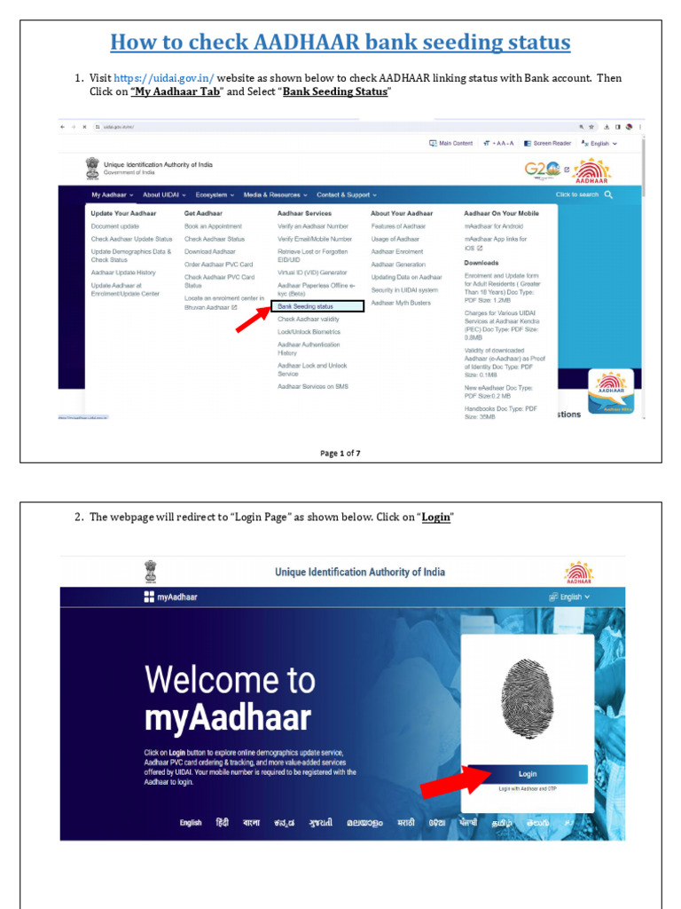 Aadhar Linking | PDF | Banks | Business