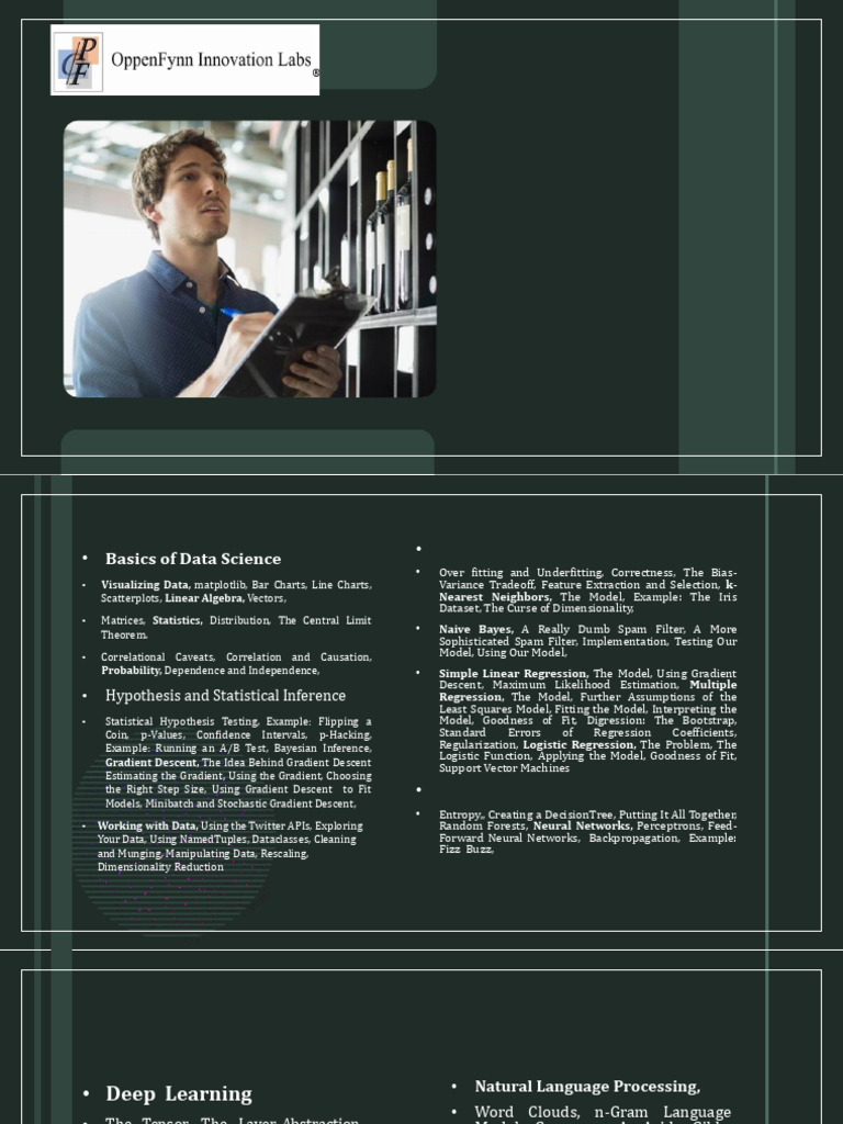 Data Science Certification Course Overview | PDF | Regression Analysis ...