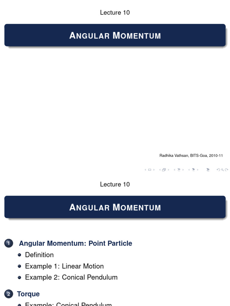 L10 AngMom | PDF
