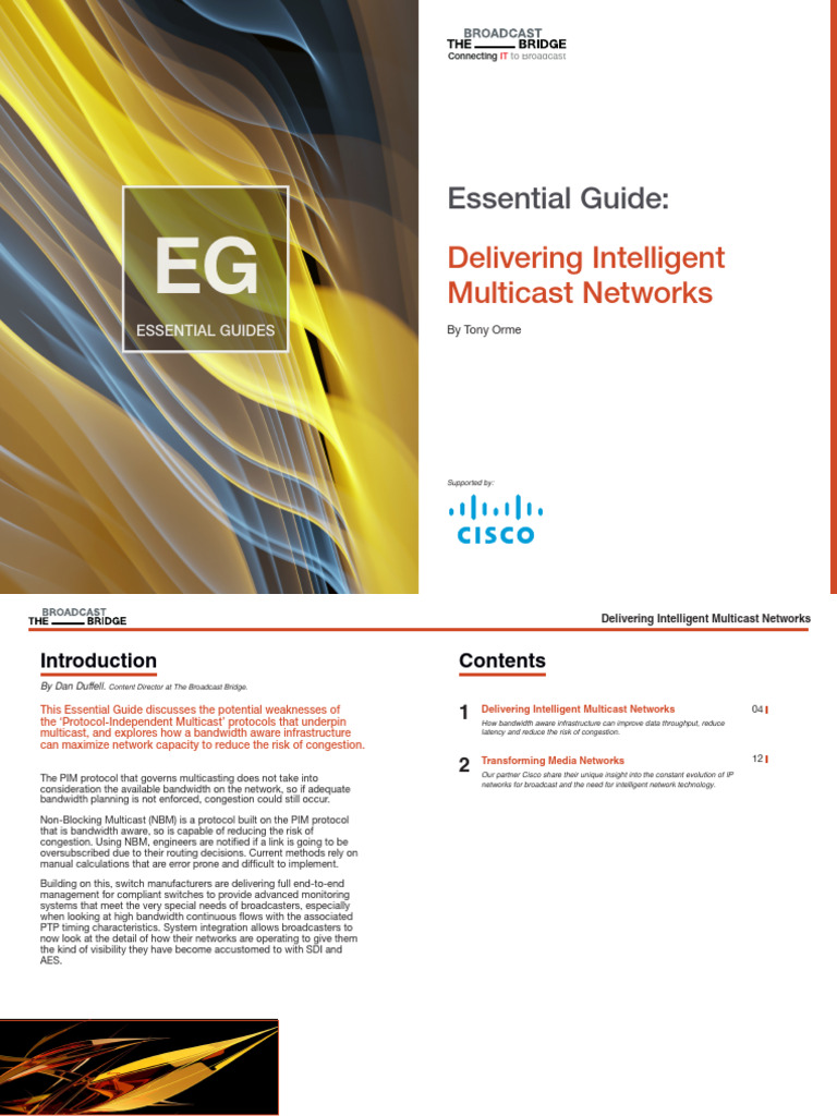 Essential Guide To Delivering Intelligent Multicast Networks.. | PDF