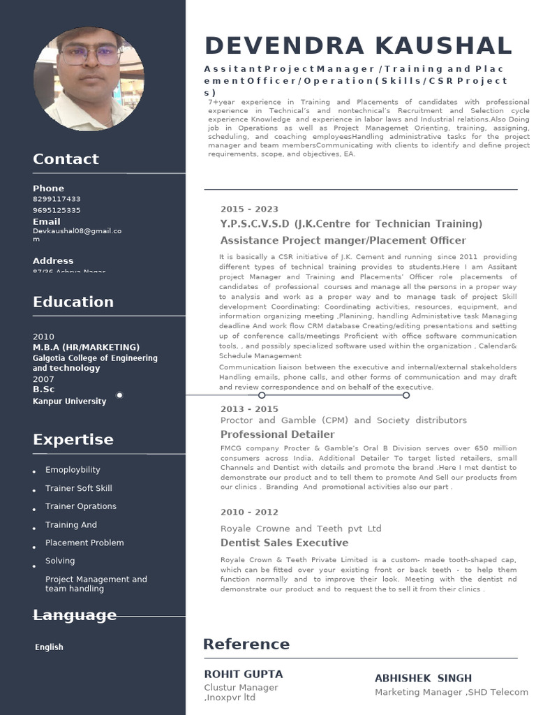 Devendra Kaushal CV | PDF