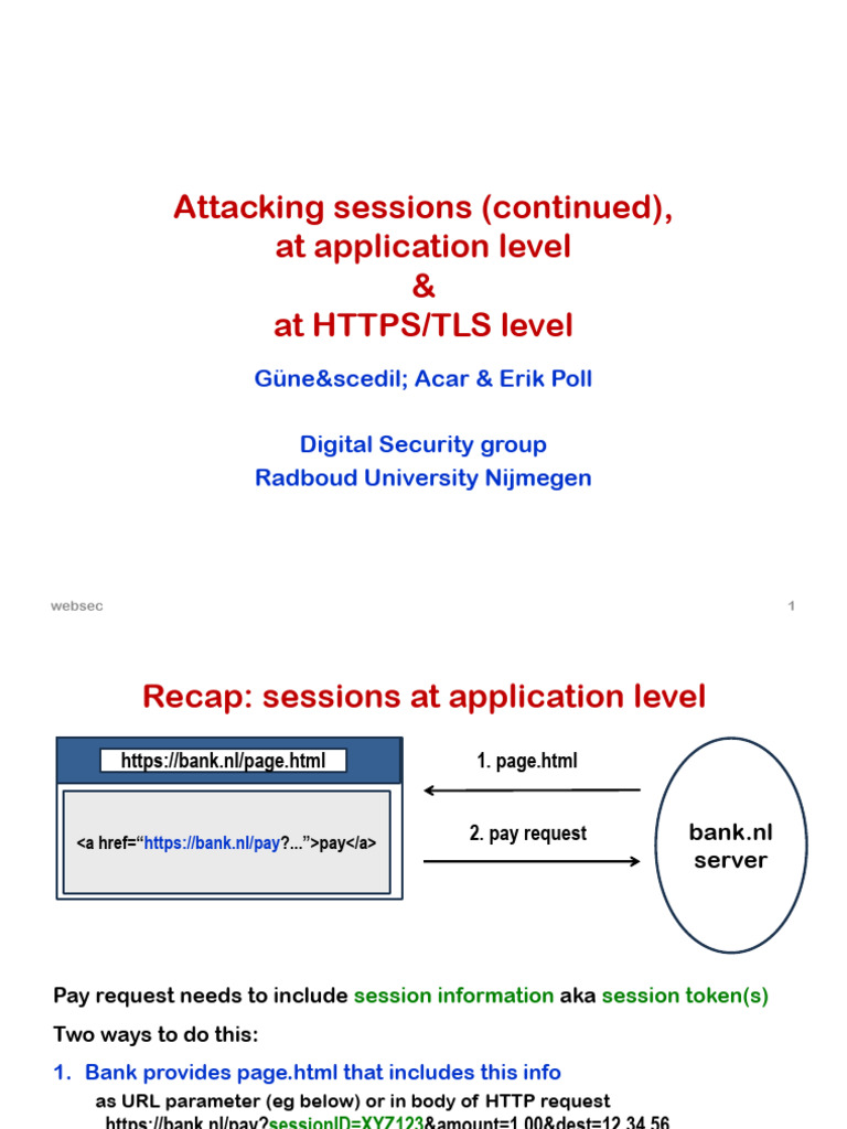 Websec2 Sessions Part2 | PDF