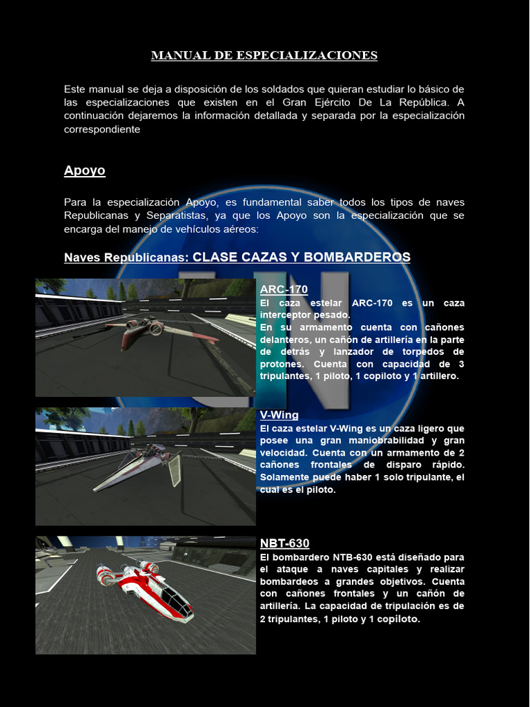 Unity Networks Studios - Manual de Especializaciones-1 | PDF | Avión de ...