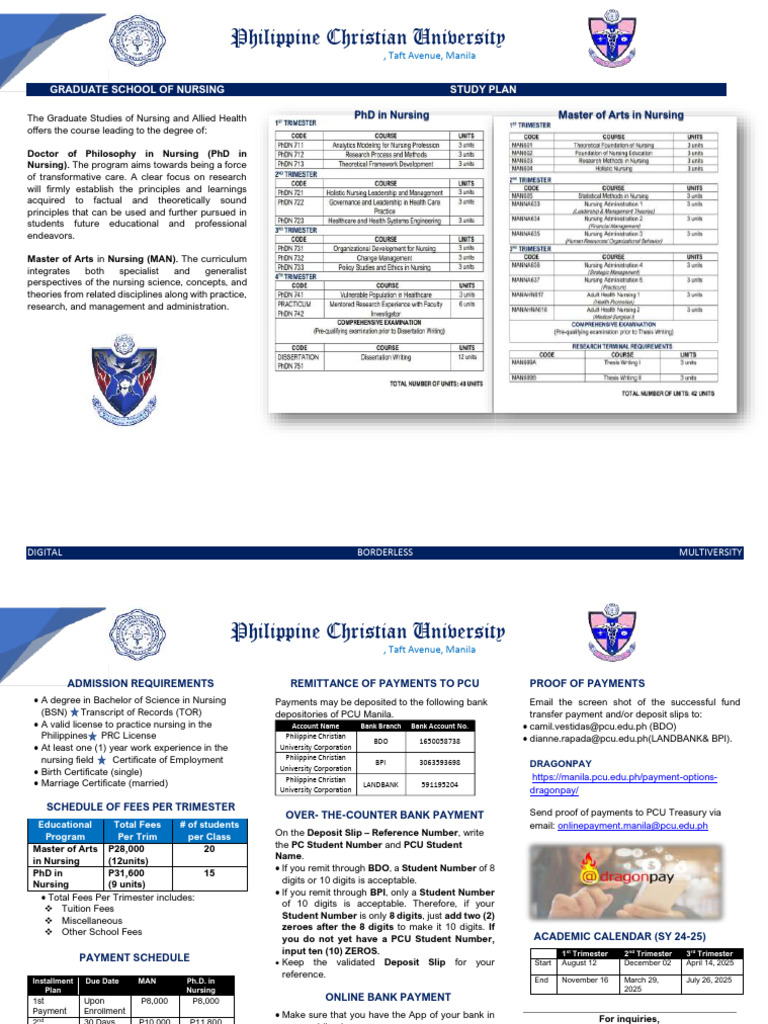 Brochure Gs - Nursing | PDF