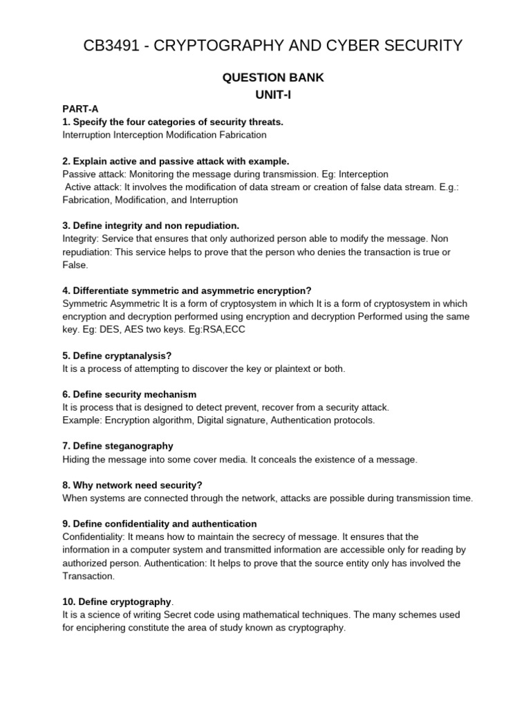 CB3491 - CCS Important Q | PDF