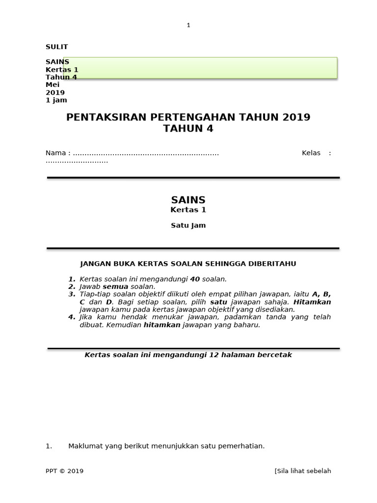 Sains | PDF