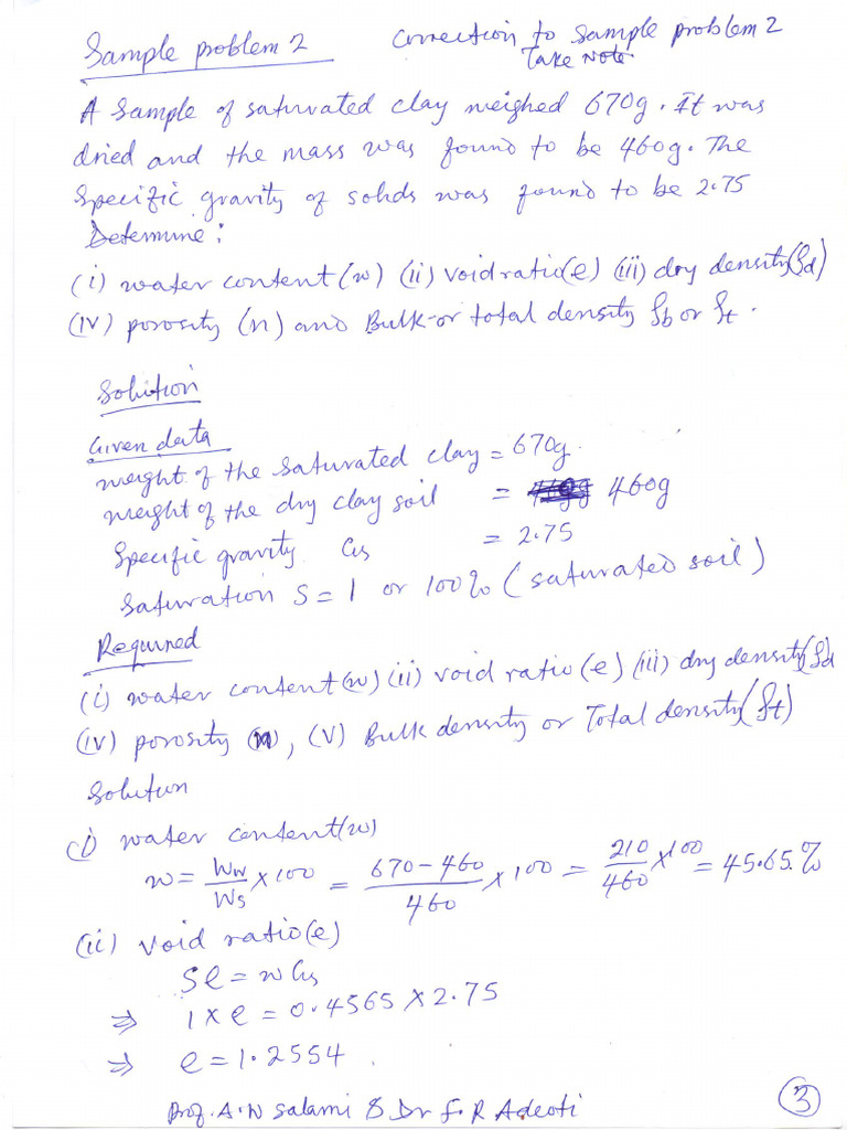 2b CVE 322 Correction To Problem 2 | PDF