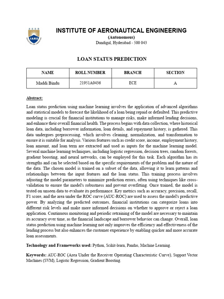 PAT Project 1 (Abs) | PDF