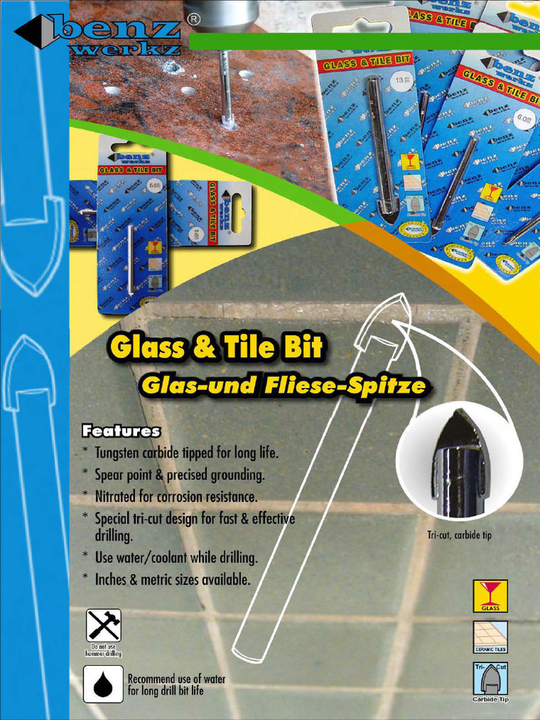 PRODUCT LEAFLET - Glass & Tile Bit | PDF