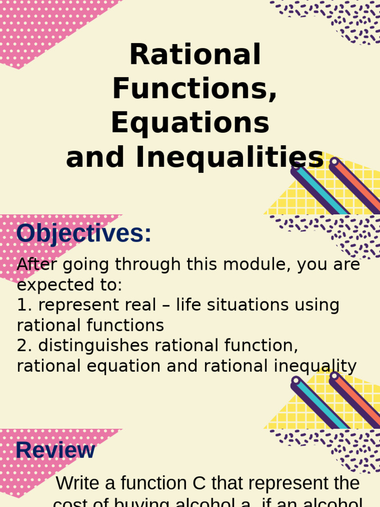 RATIONAL-FUNCTIONS | PDF