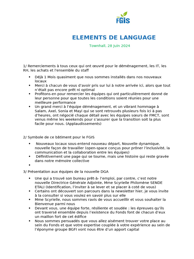 Edl, 28 Juin 2024 | PDF