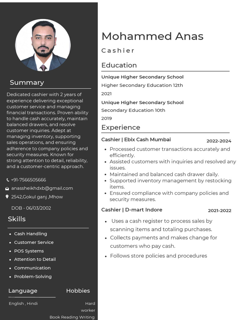 Professional CV Resume [3] | PDF