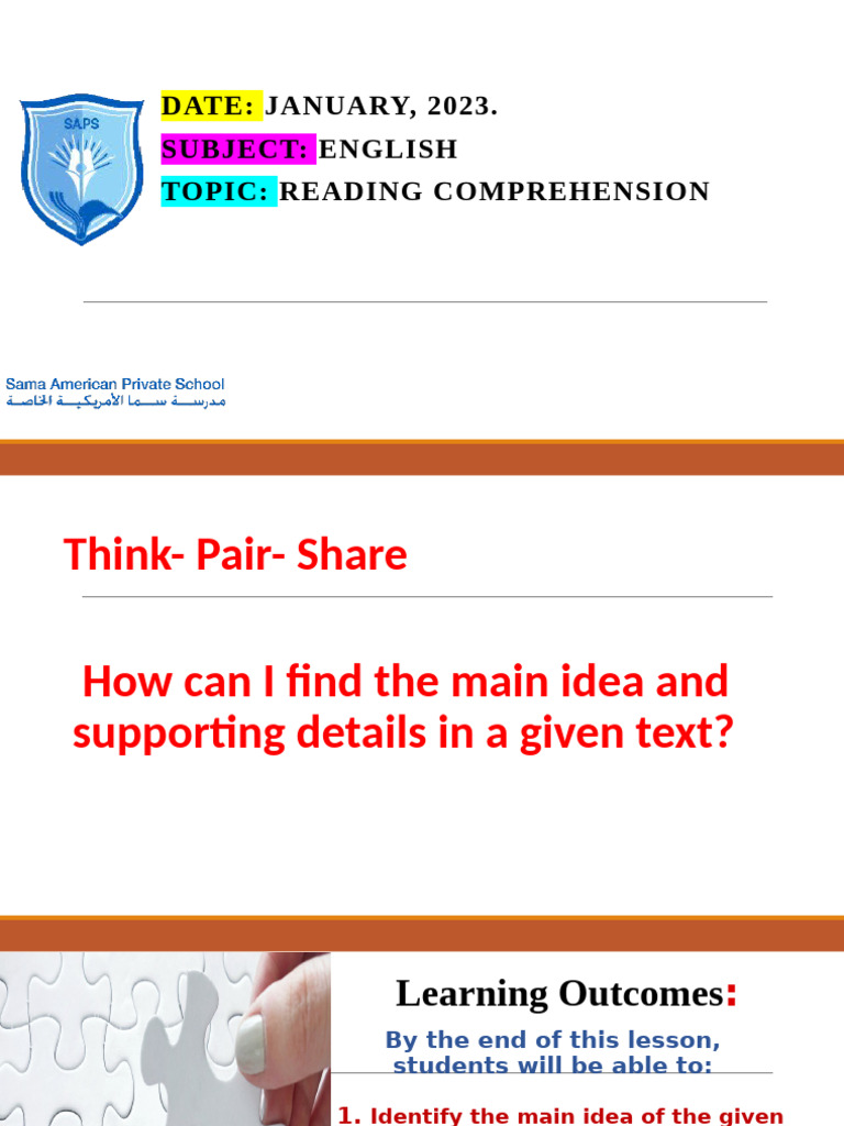 Gr.4- Reading Comprehension | PDF