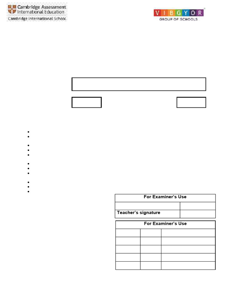 Annexure 1. A. 3 Sample Papers 2 | PDF