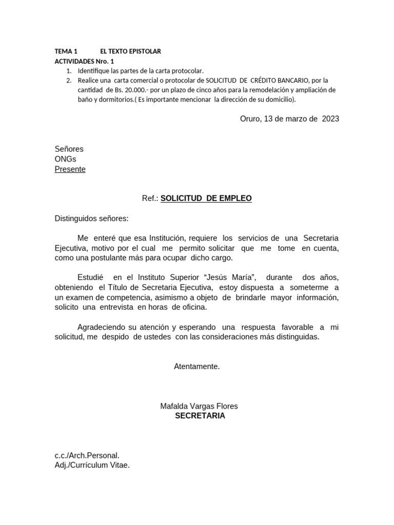 Tema 1 El Texto Epistolar | PDF