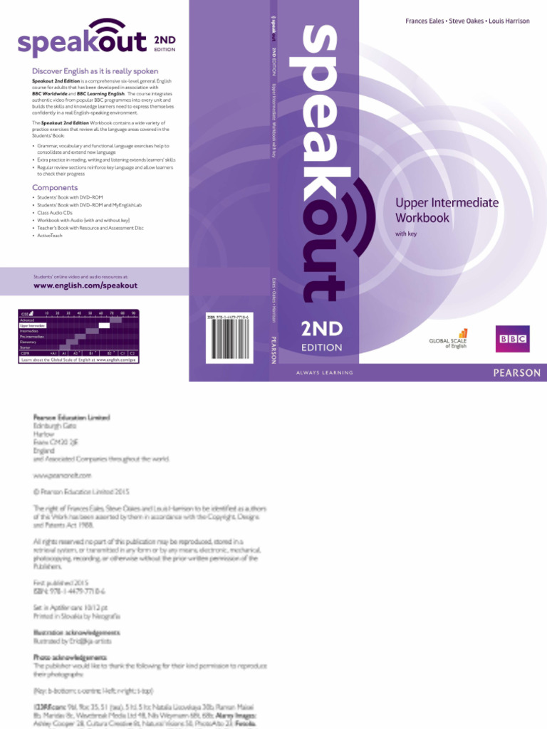 Speakout Upper-Intermediate Workbook (With Key) - 2015, 2nd, 96p | PDF