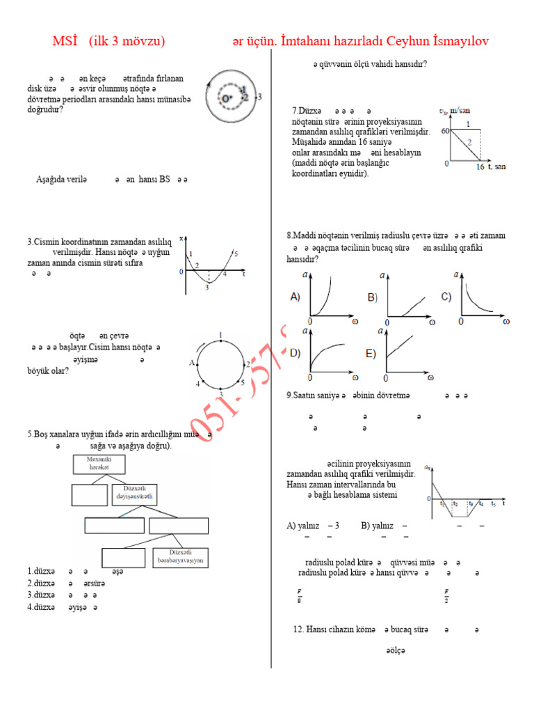 10-Cu Sinif MSİ-1 | PDF