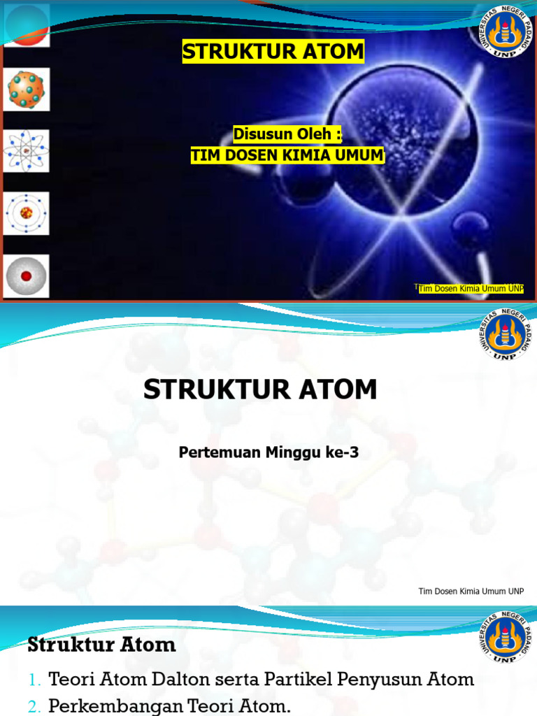 Struktur Atom - Draf | PDF