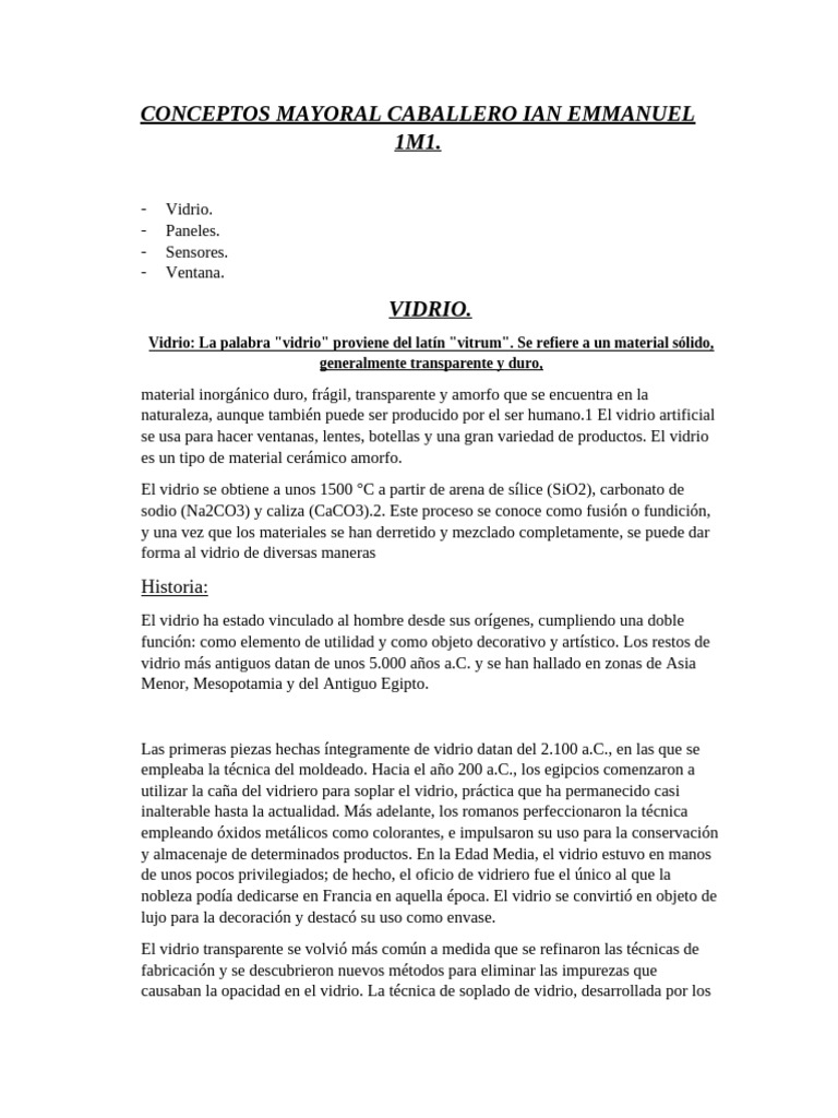 Conceptos Mayoral Caballero Ian Emmanuel 1M1 | PDF