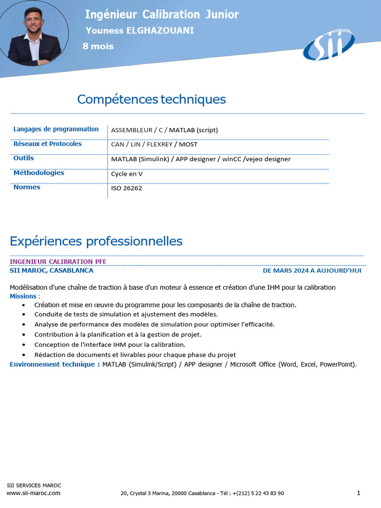 Youness - ELGHAZOUANI - DCT SII MAROC FEV | PDF