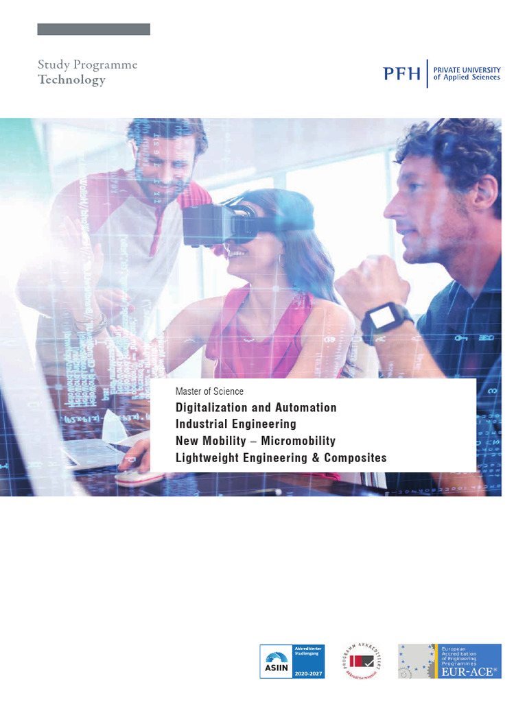 PFH Study Programme Technology | PDF