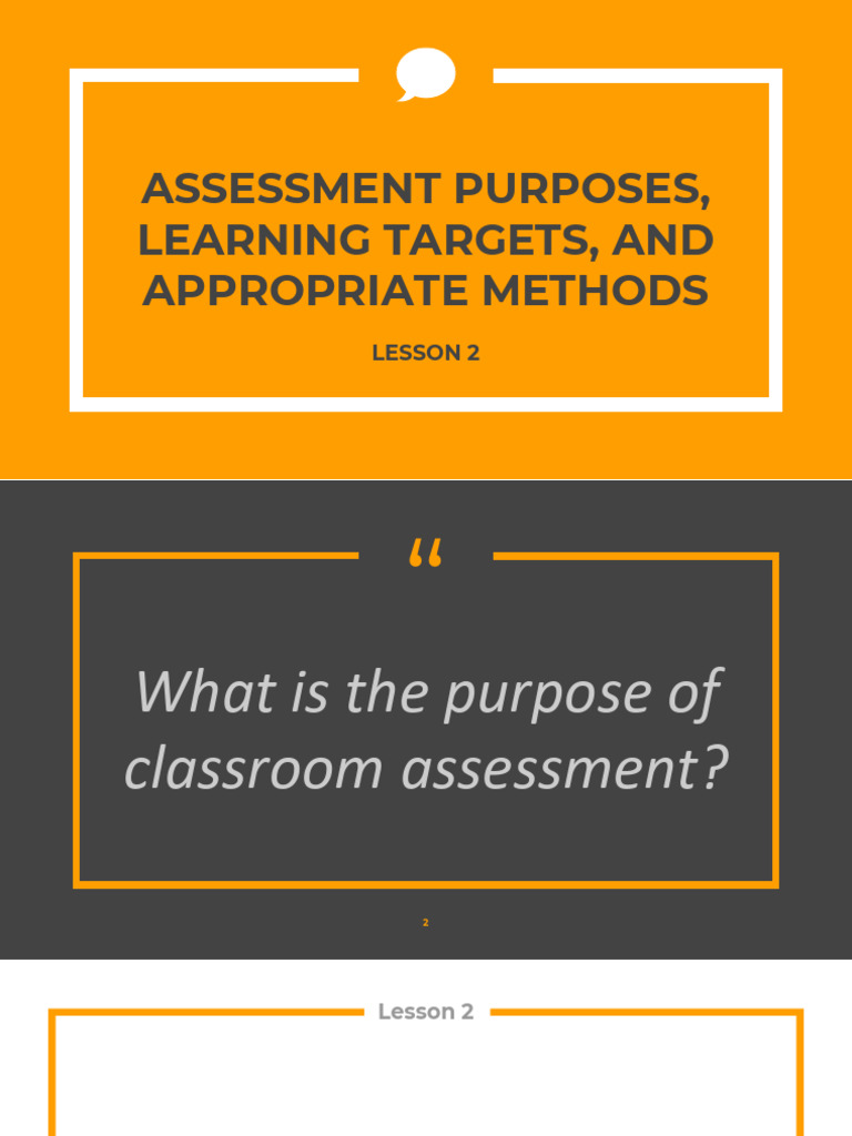 Classroom Assessment Methods Explained | PDF | Educational Assessment ...