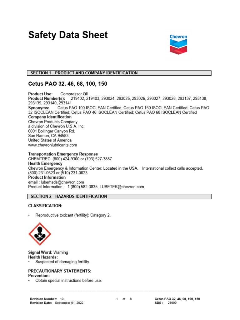 Compressor Oil - 2022 | PDF