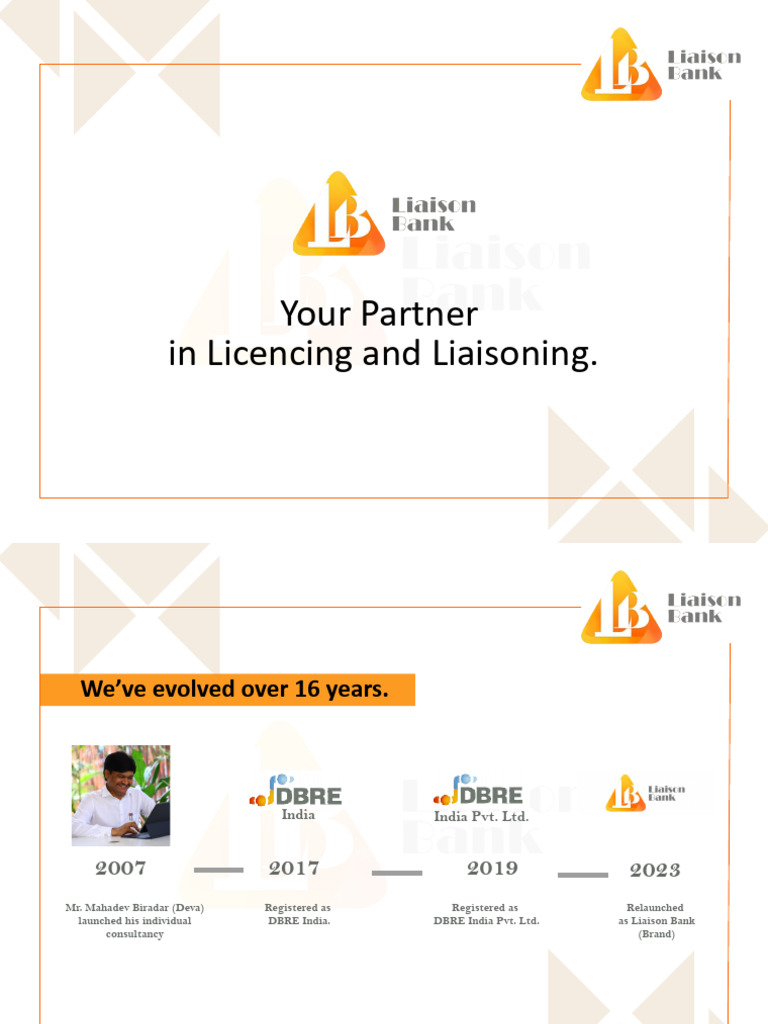 Liaison Bank: Your Partner in Licensing | PDF