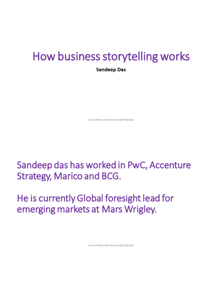 How Business Storytelling Works | PDF | Storytelling | Business