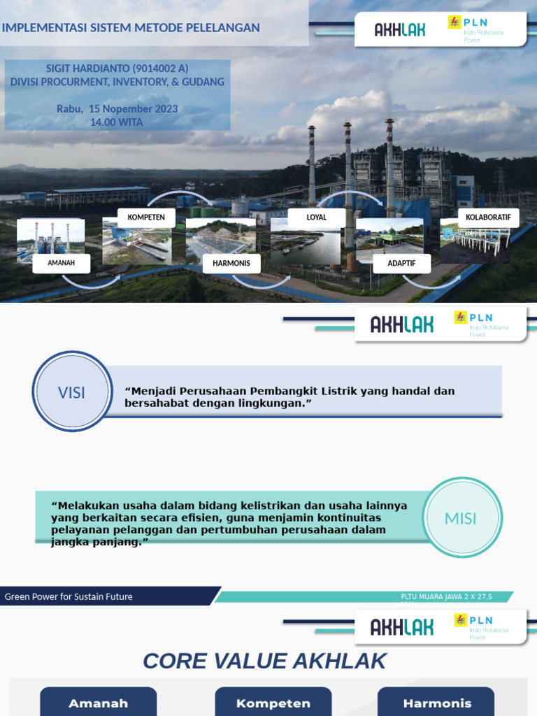 Format Presentasi IRP 2023 Rev1 | PDF