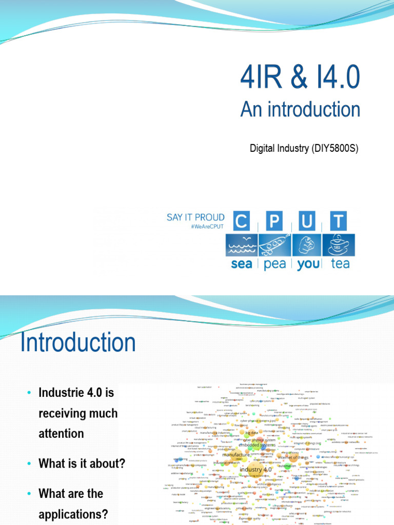 Lecture 1 - Introduction To 4IR & I4.0 | PDF