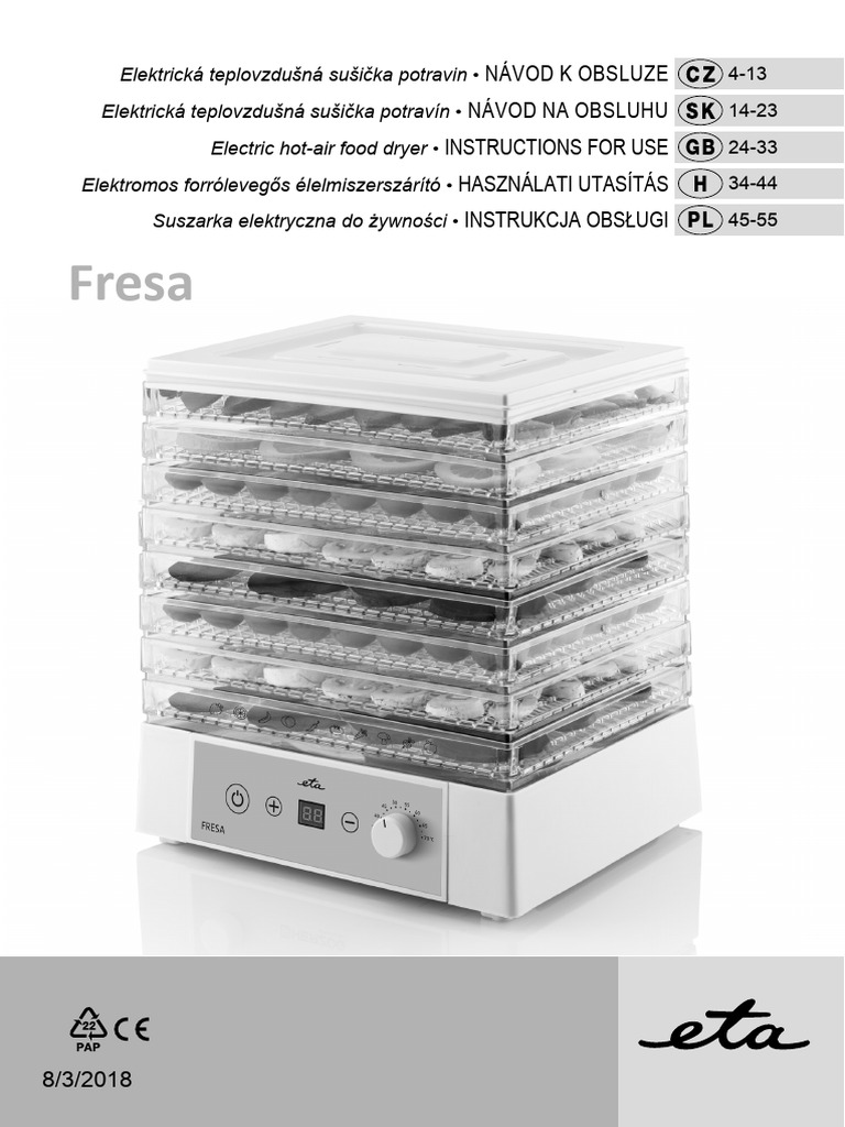 Manuál ETA Fresa | PDF