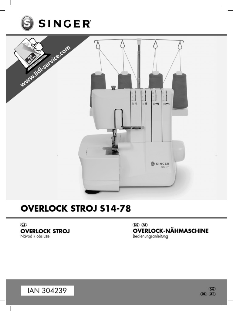 Singer Overlock S14-78 | PDF