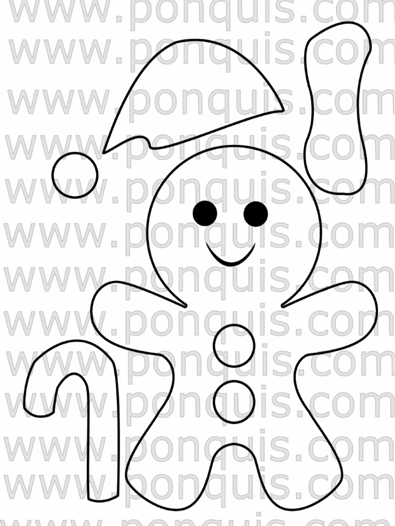 Molde para Realizar Galletas de Jengibre Decorativas en PDF 3cs | PDF