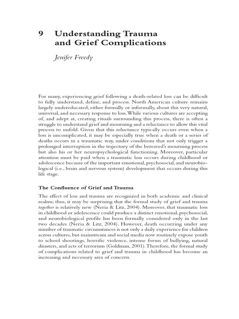 Understanding Child and Adolescent Grief Supportin... - (9 ...